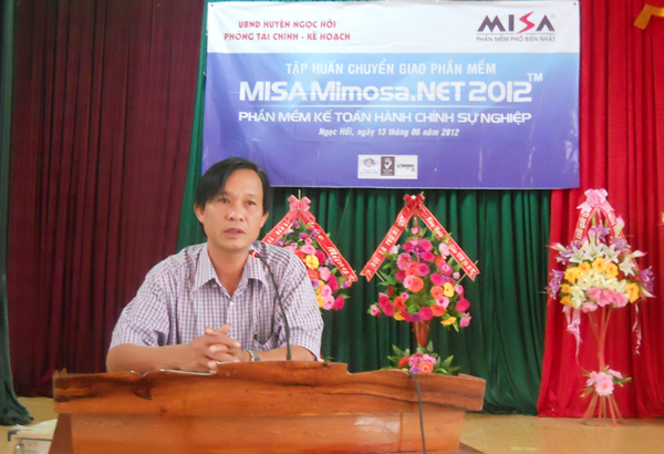 MISA triển khai bán mới MISA Mimosa.NET 2012 tại Kon Tum - MISA SME