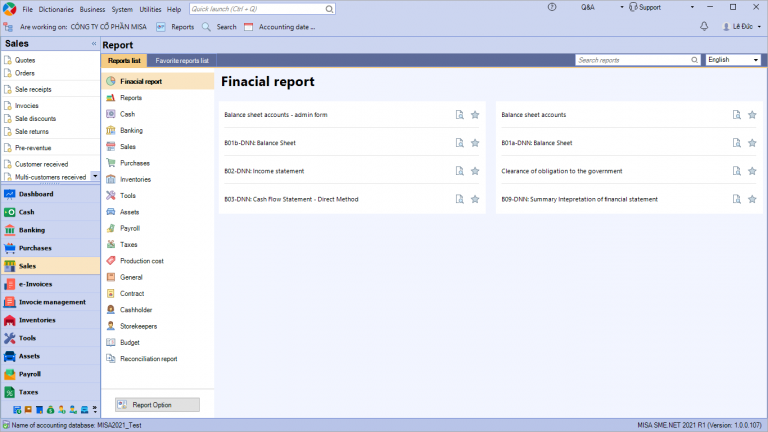 Phần mềm kế toán MISA SME.NET 2021: Dễ dùng hơn - Nhanh hơn - Thông ...